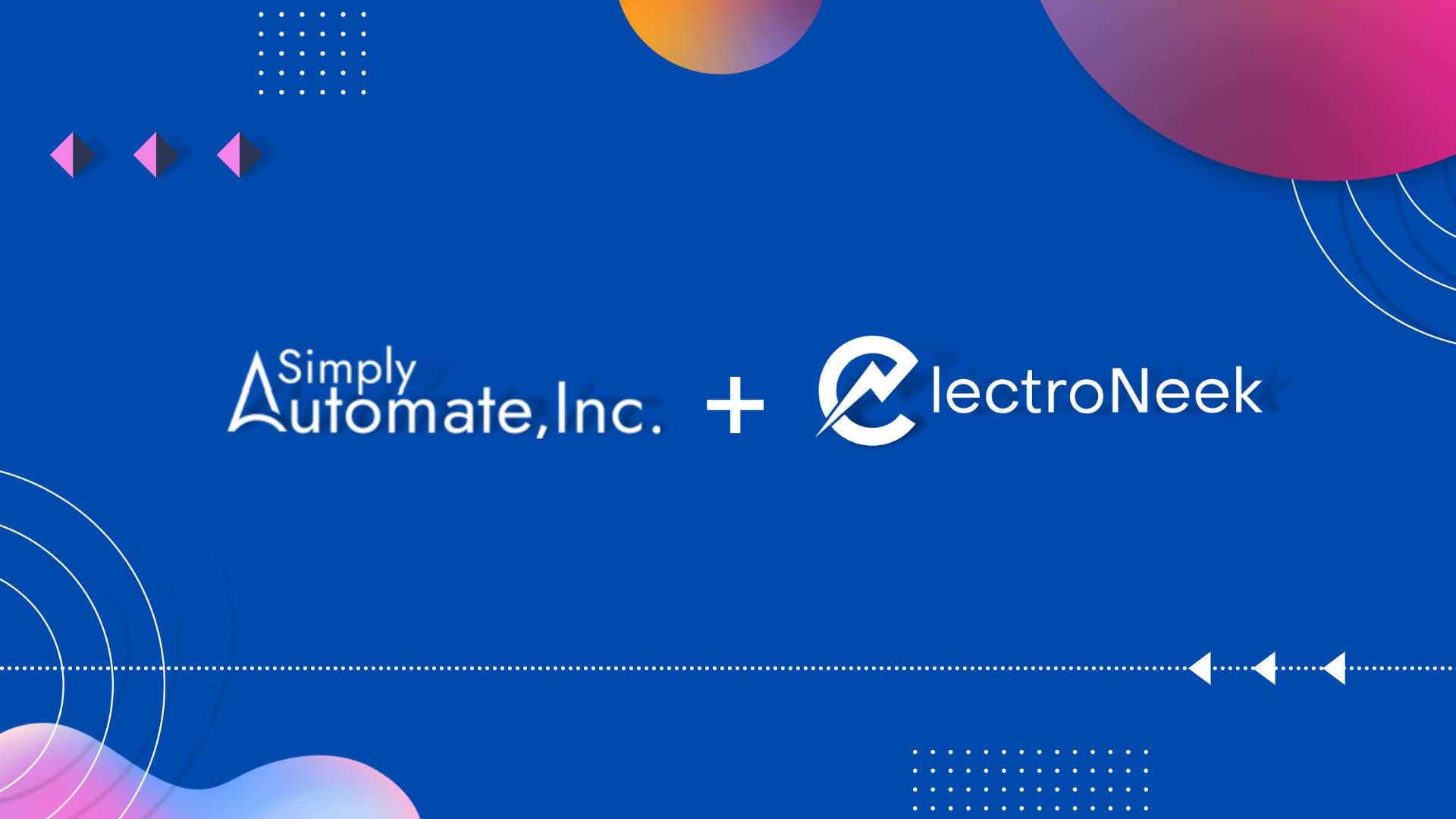 Simply Automate Inc. and ElectroNeek have Signed a Silver Partnership ...