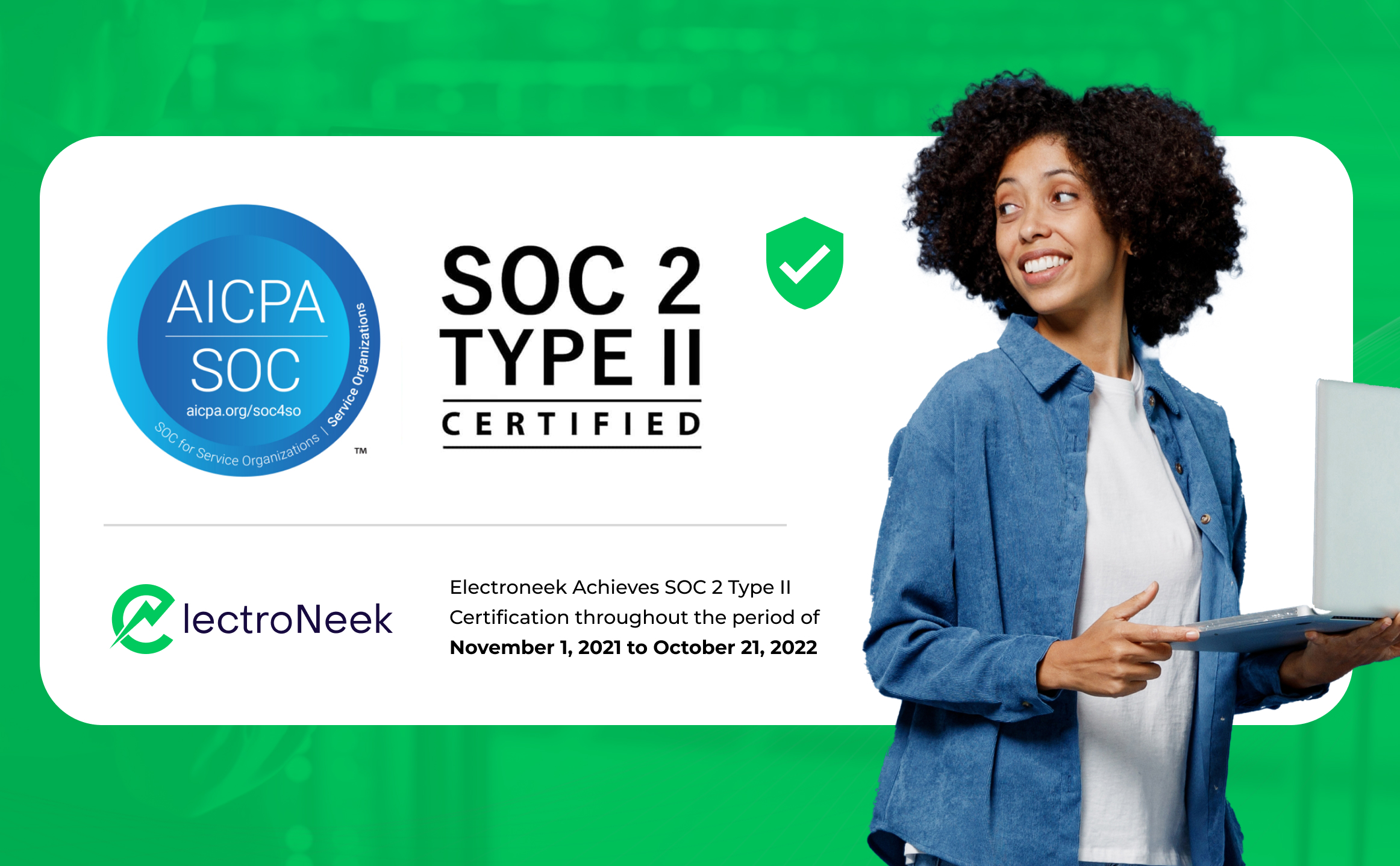 ElectroNeek Passes SOC2 TYPE II Certification - Two Years in a Row ...