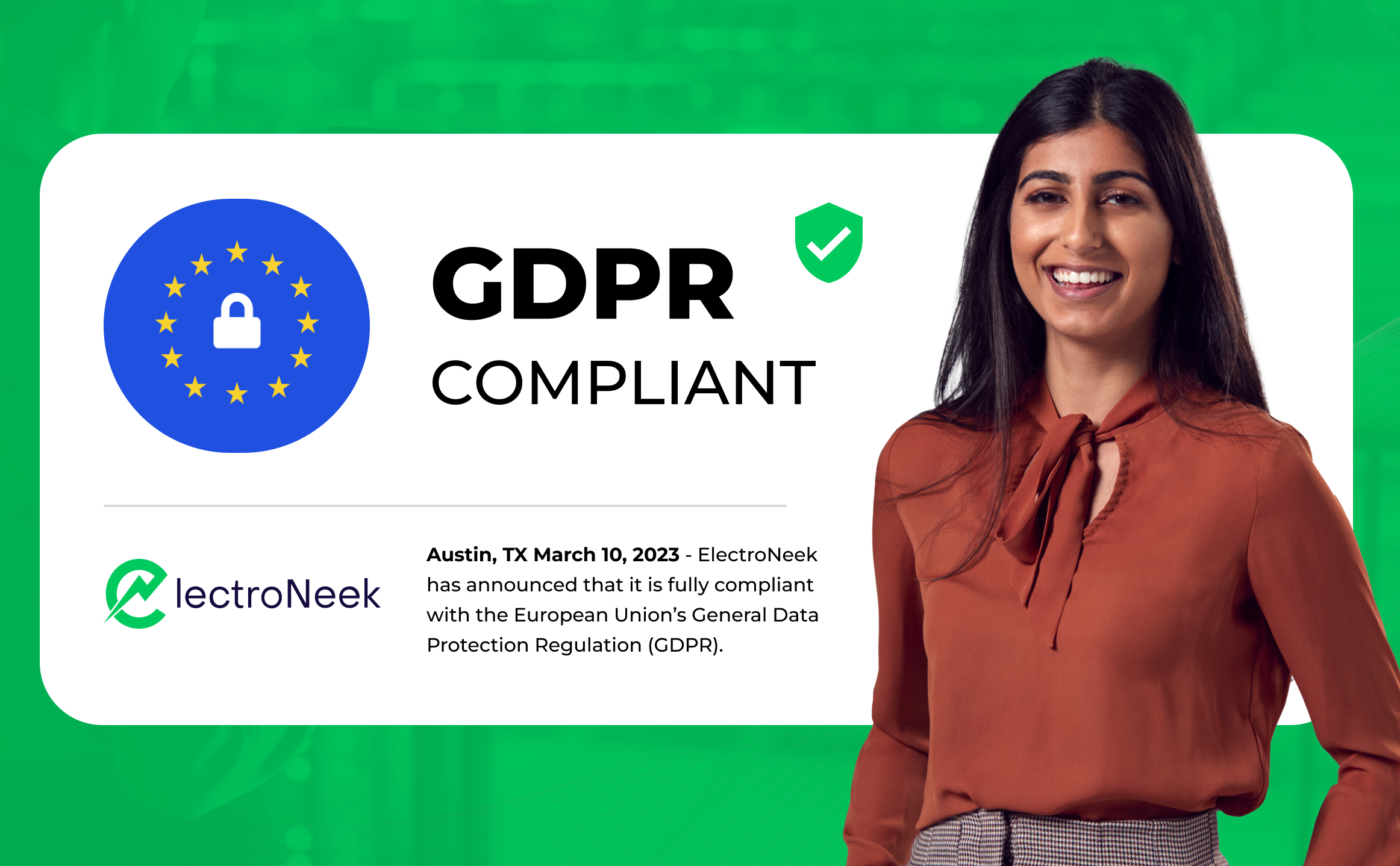 ElectroNeek GDPR: Stay Ahead of the Curve on Regulatory Compliance | ElectroNeek