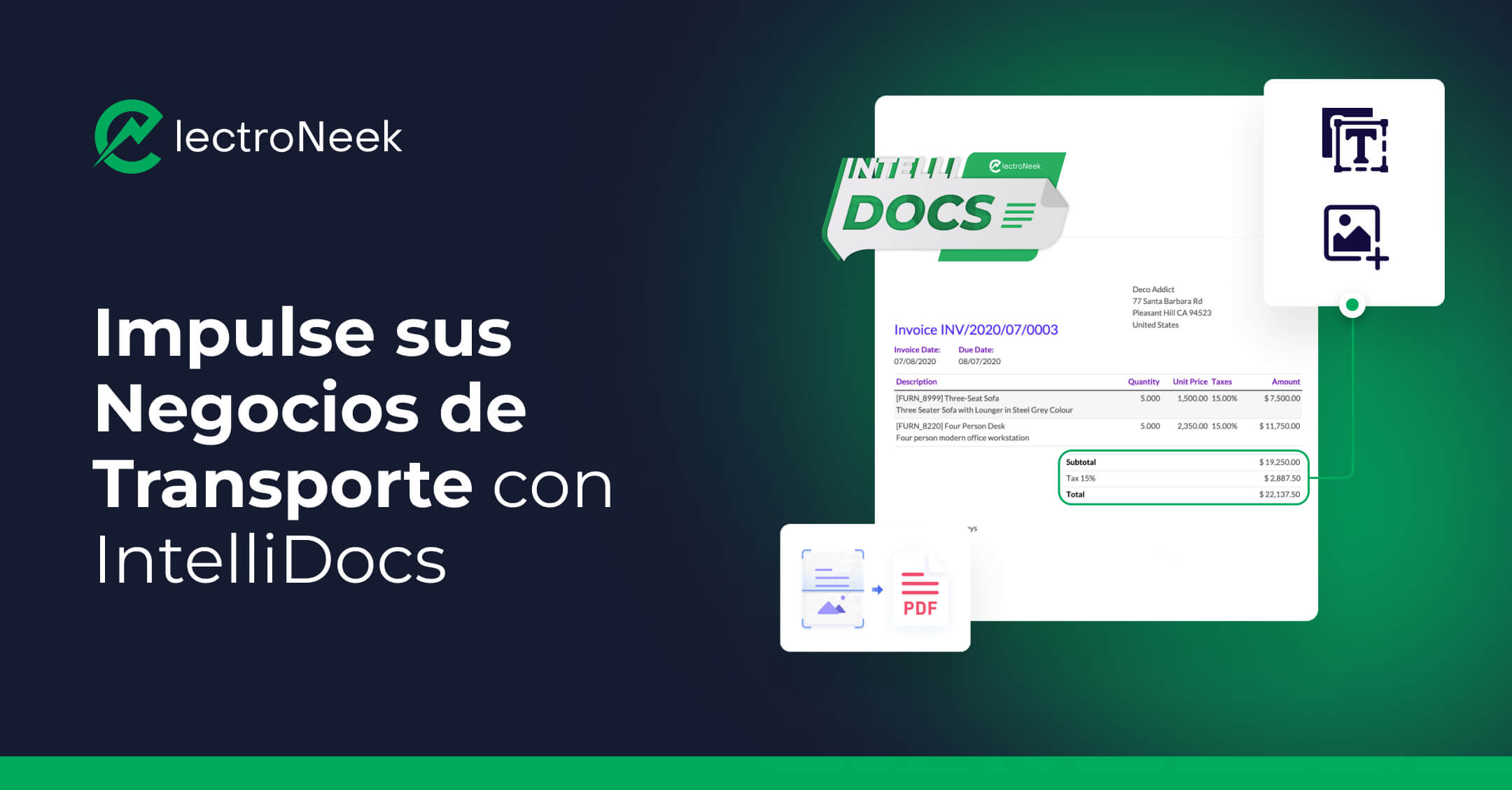 Impulse sus Negocios de Transporte con IntelliDocs | ElectroNeek