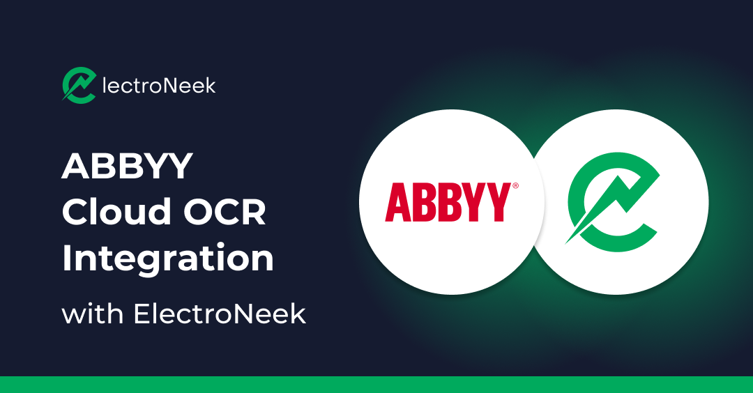 ABBYY Cloud OCR integration with ElectroNeek | ElectroNeek