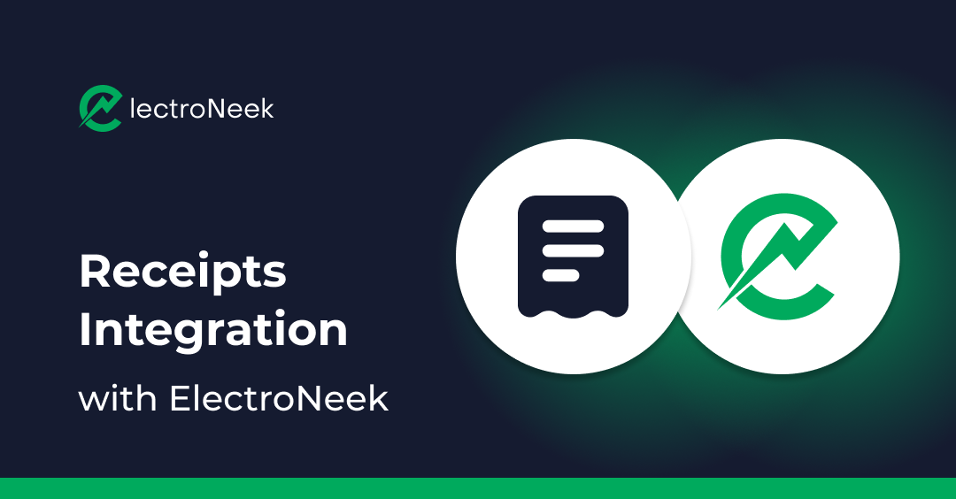 Receipts integration with ElectroNeek | ElectroNeek