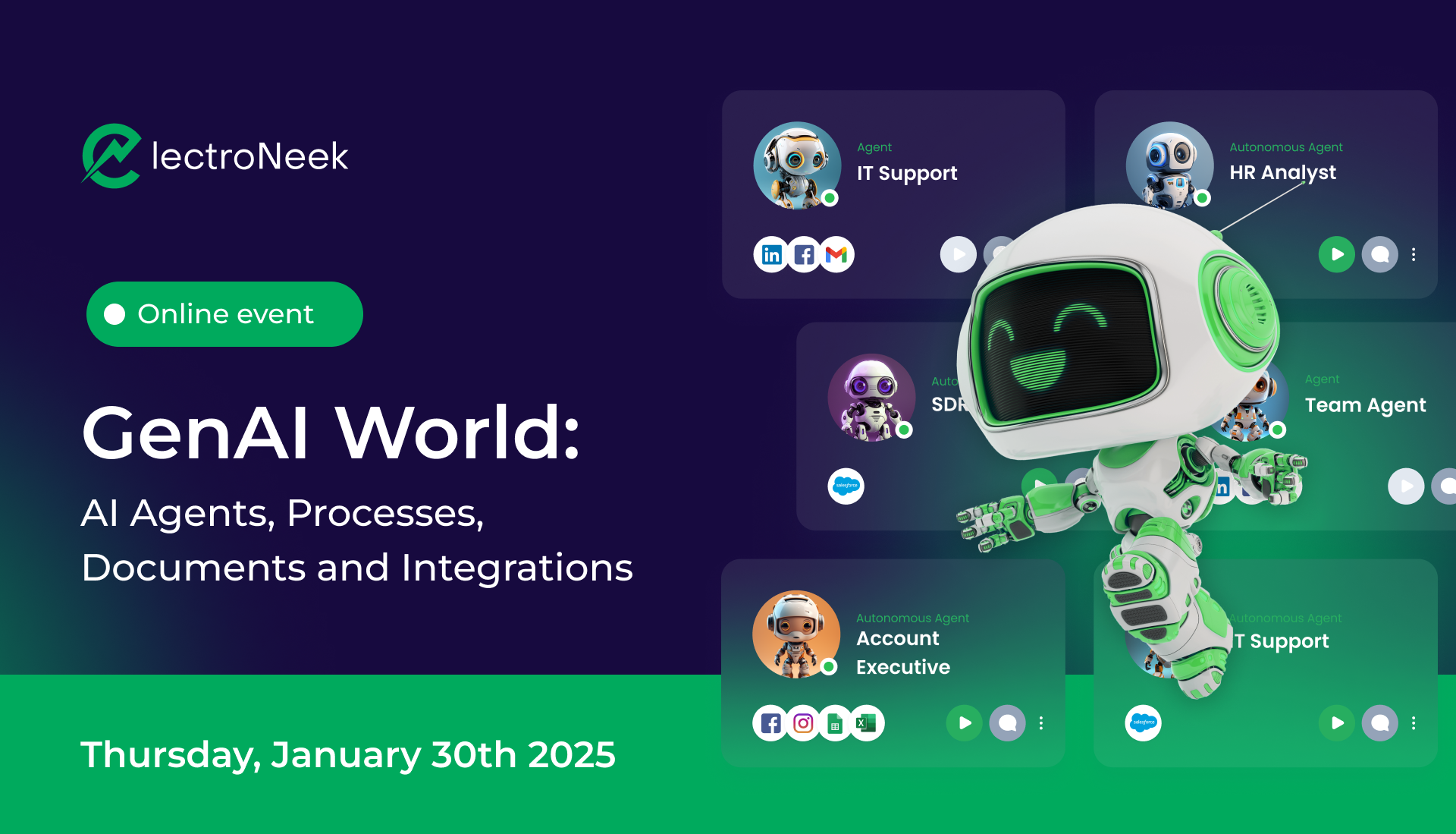 Online event: "GenAI World in 2025: AI Agents, Processes, Documents ...